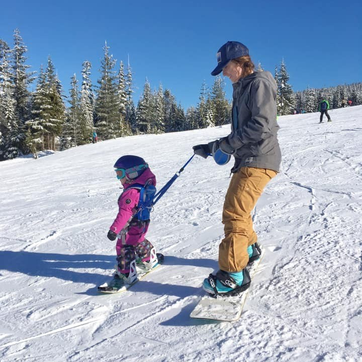START ‘EM YOUNG: a guide to snowboarding with a toddler